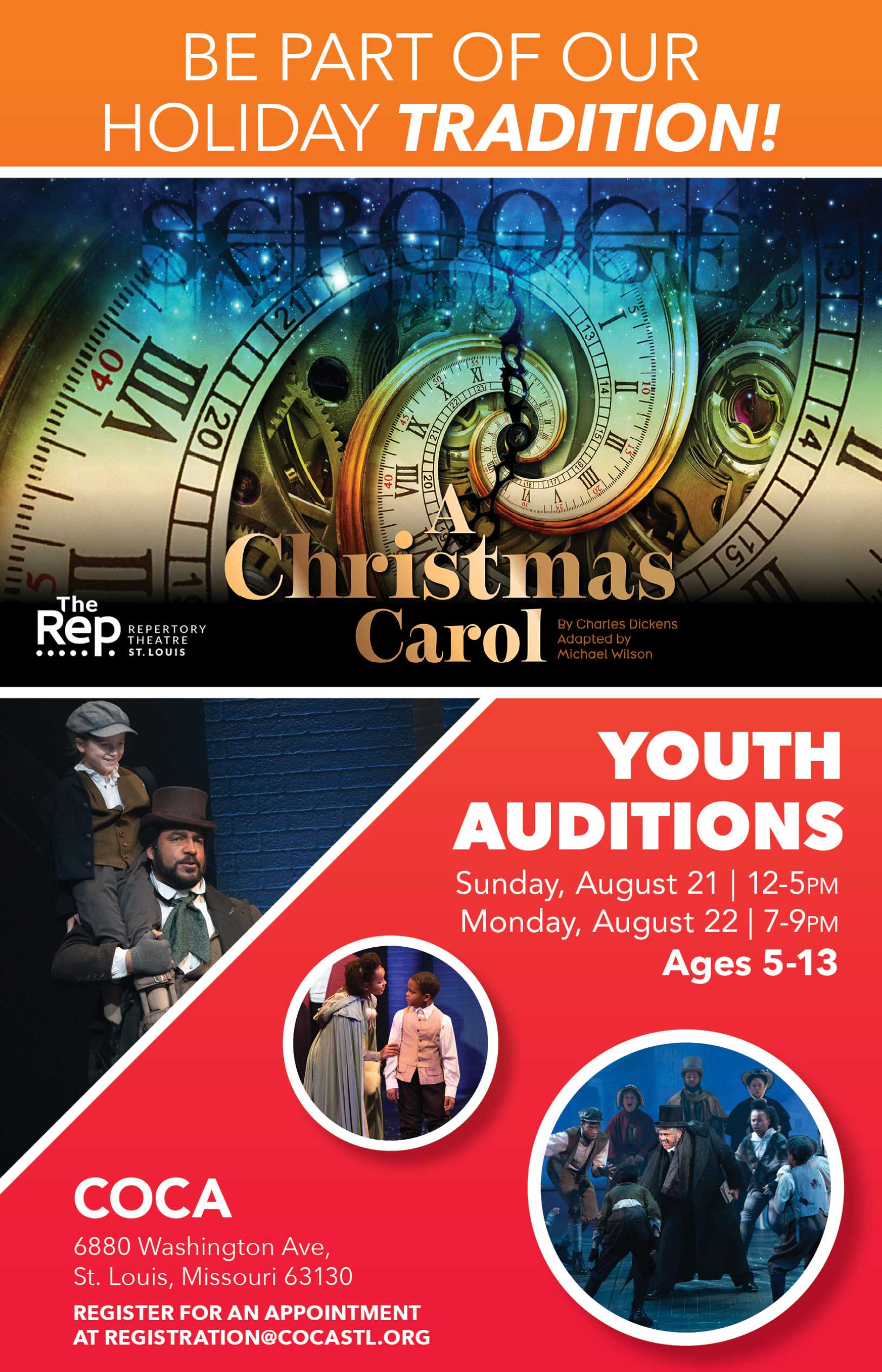 A Christmas Carol Youth Auditions – Fall 2022 | COCA - Center of ...